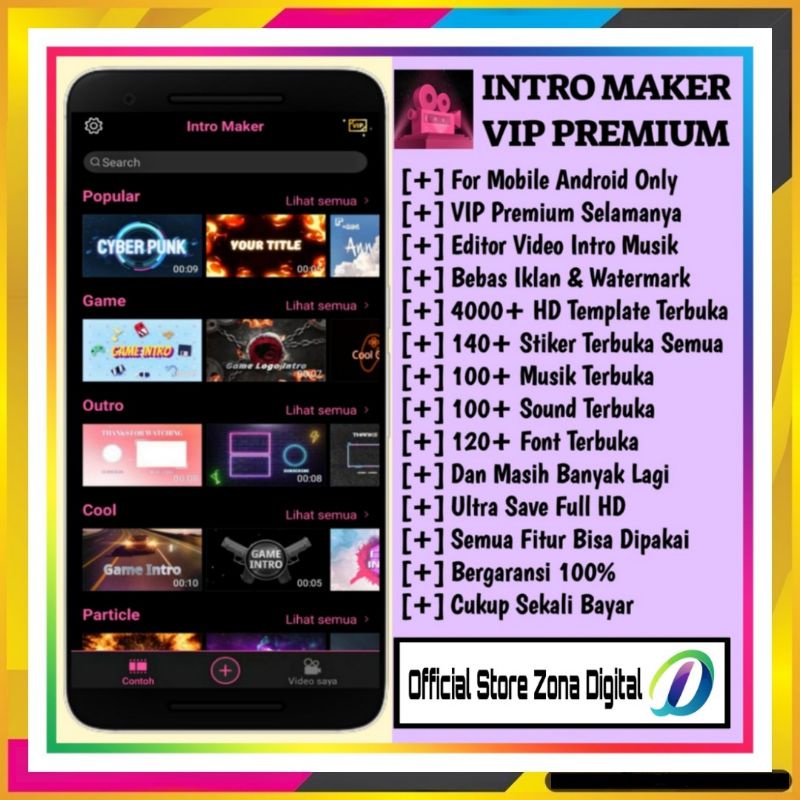 Jual Promo!!! Intro Maker Vip Premium Android Full Garansi | Shopee ...