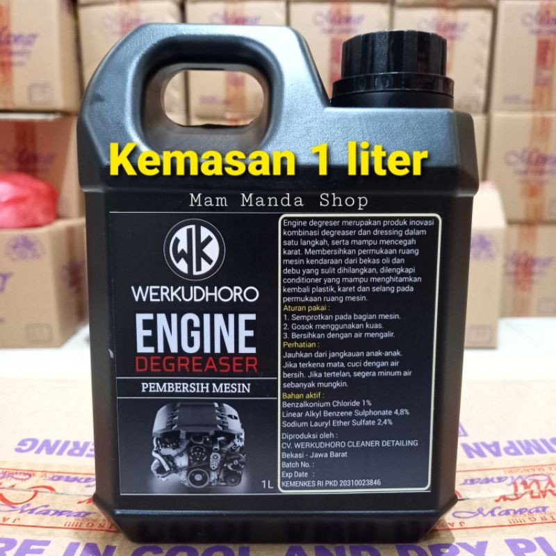 Jual Engine Degreaser 1 liter Pembersih Mesin / Engine Cleaner | Shopee ...