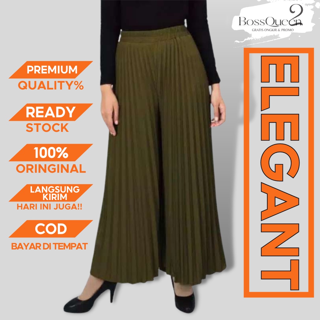 Jual CELANA KULOT WANITA / KULOT PLISKET / KULOT PLISKET PREMIUM ...