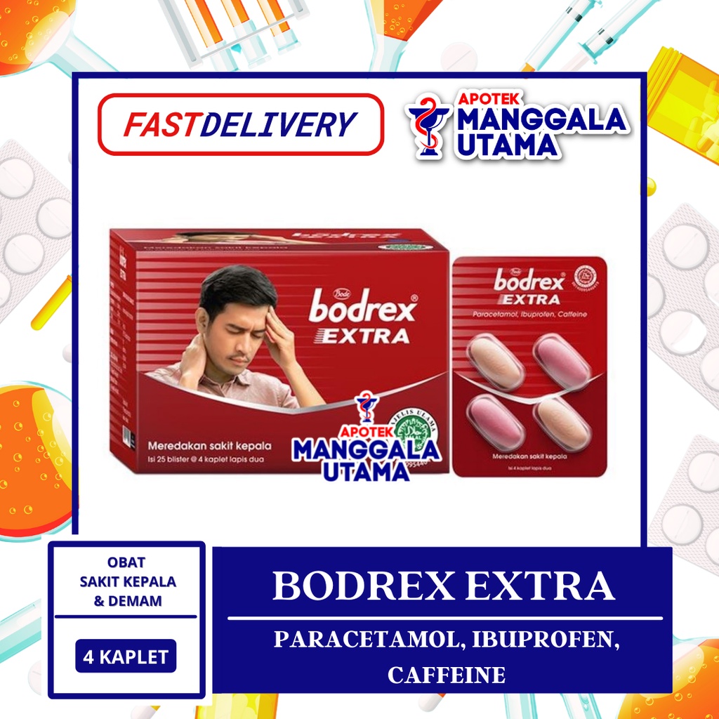 Jual BODREX EXTRA ISI 4 TABLET | Shopee Indonesia