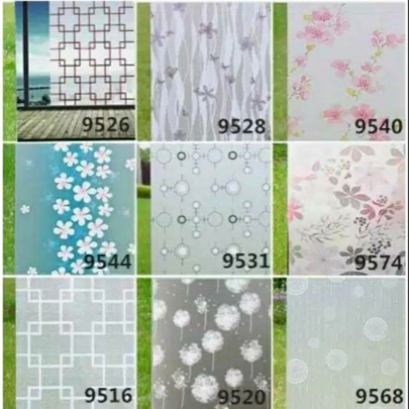 Jual STICKER KACA / Stiker Kaca Film Wallpaper Jendela Rumah 90cm x ...