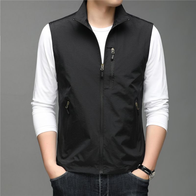 Jual jaket rompi pria / jaket lapangan / jaket vest original | Shopee ...