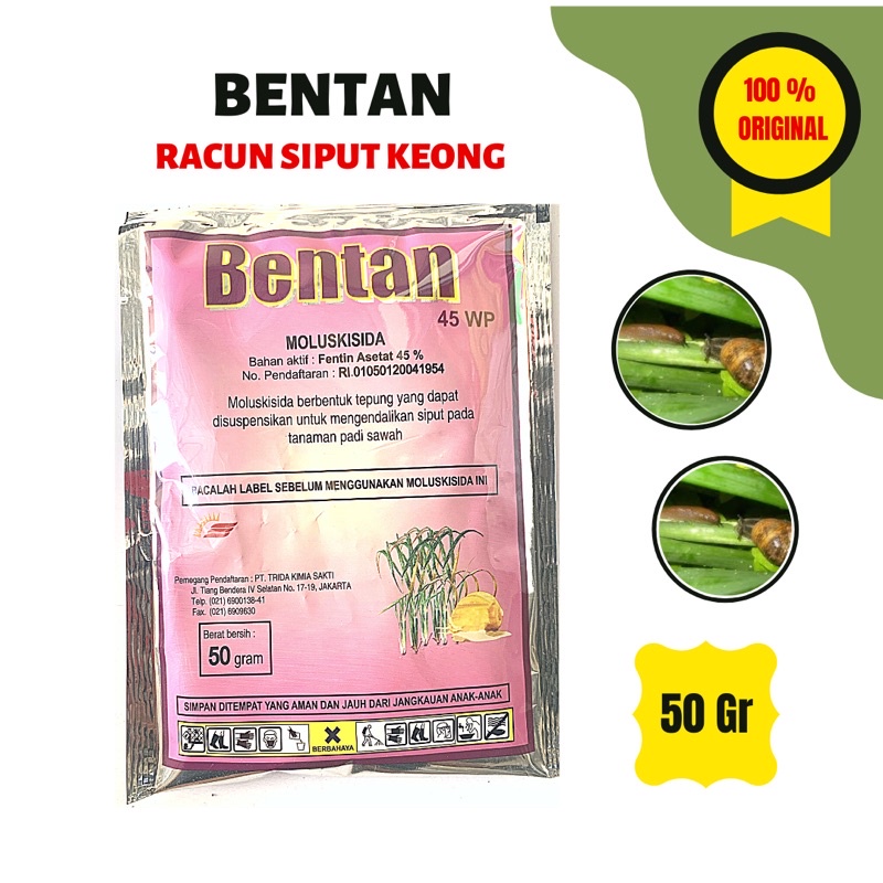 Jual BENTAN 50GR- MOLUSKISIDA 45WP RACUN SIPUT KEONG | Shopee Indonesia