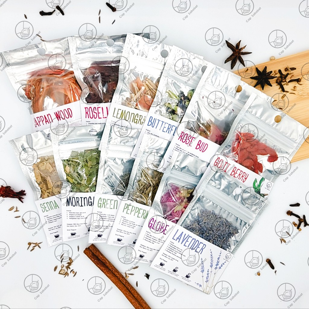Jual Kemasan Ekonomis TEA SERIES / Tisane / Artisan Tea / Flower Tea ...