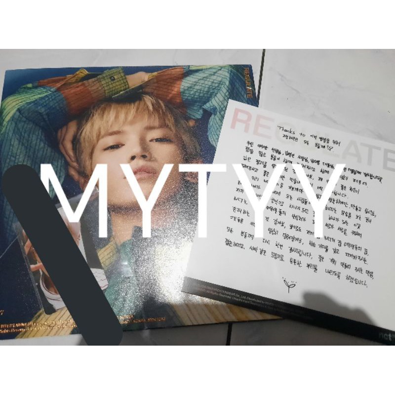 Jual REGULATE TAEYONG ALBUM COVER (+THANKS TO) | Shopee Indonesia
