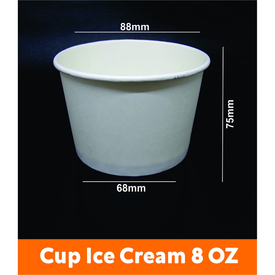 Jual ICE CREAM CUP 8 OZ POLA (1 SLOP ISI 50 PCS) | Shopee Indonesia