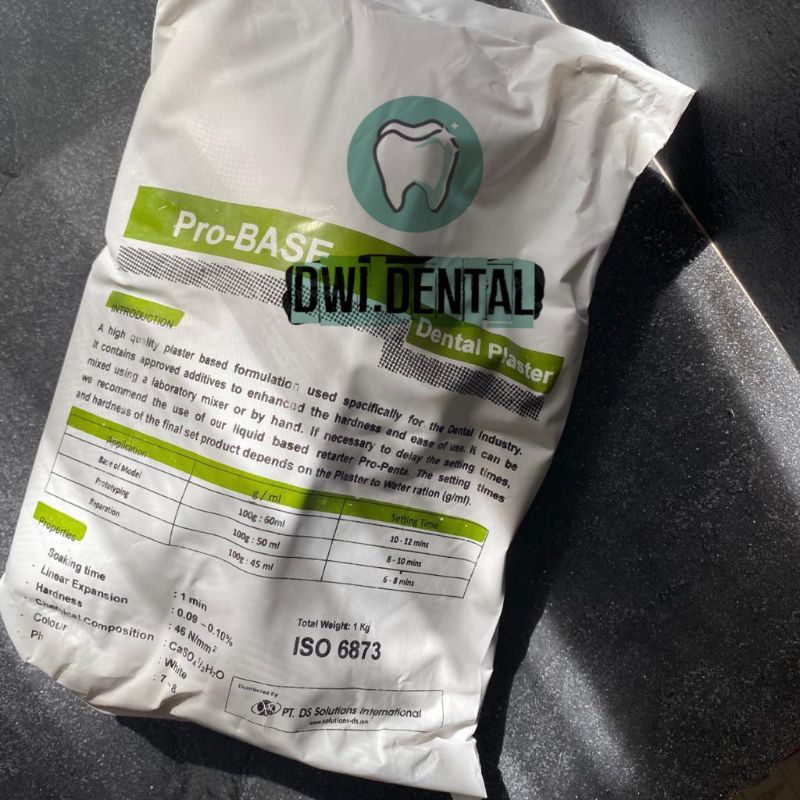 Jual AB2- gip gipsum gips gypsum gyps plaster pro base model study gigi ...