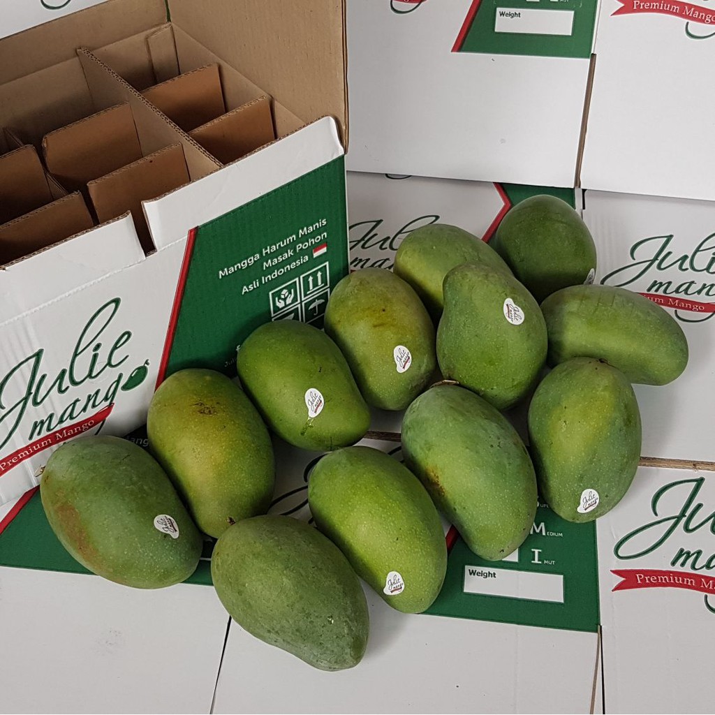 Jual Julie Mango Ukuran Super Isi 12 pcs Berat 6 Kg Mangga Alpukat ...