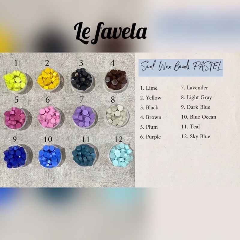 Jual Wax PASTEL COLOR Seal Beads Bead Lilin Segel Tablet Pill Per Biji ...