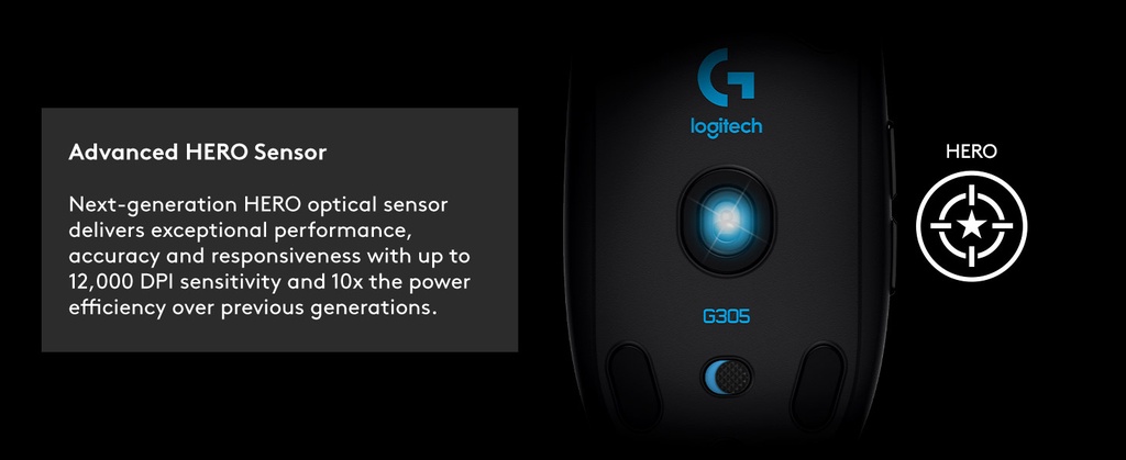 Jual Logitech G304 Lightspeed Mouse Gaming Wireless Sensor 12K DPI ...