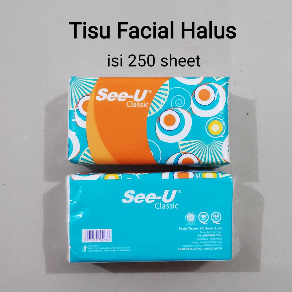 Jual Tissue Facial Tisu Wajah 250 sheet See-U | Shopee Indonesia