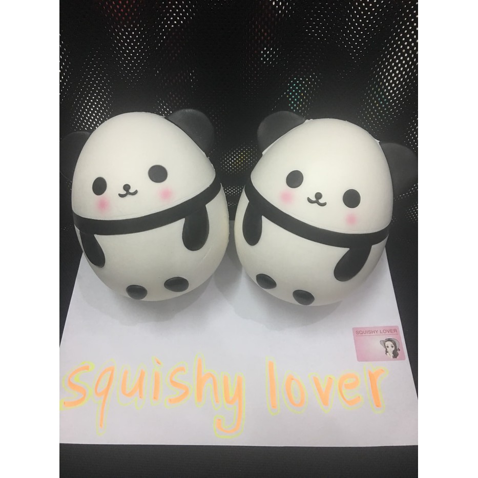 Jual squishy panda egg/squishy panda bulat telur super jumbo | Shopee ...