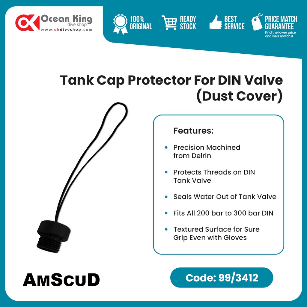 Jual AmScuD Din Cap For Din Tank Valve 993412 | Shopee Indonesia