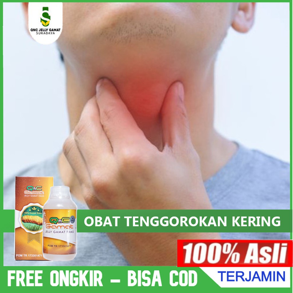 Jual Obat Tenggorokan Kering dan Sakit, Panas Dalam Herbal QnC Jelly Gamat 100% Original Sudah ...
