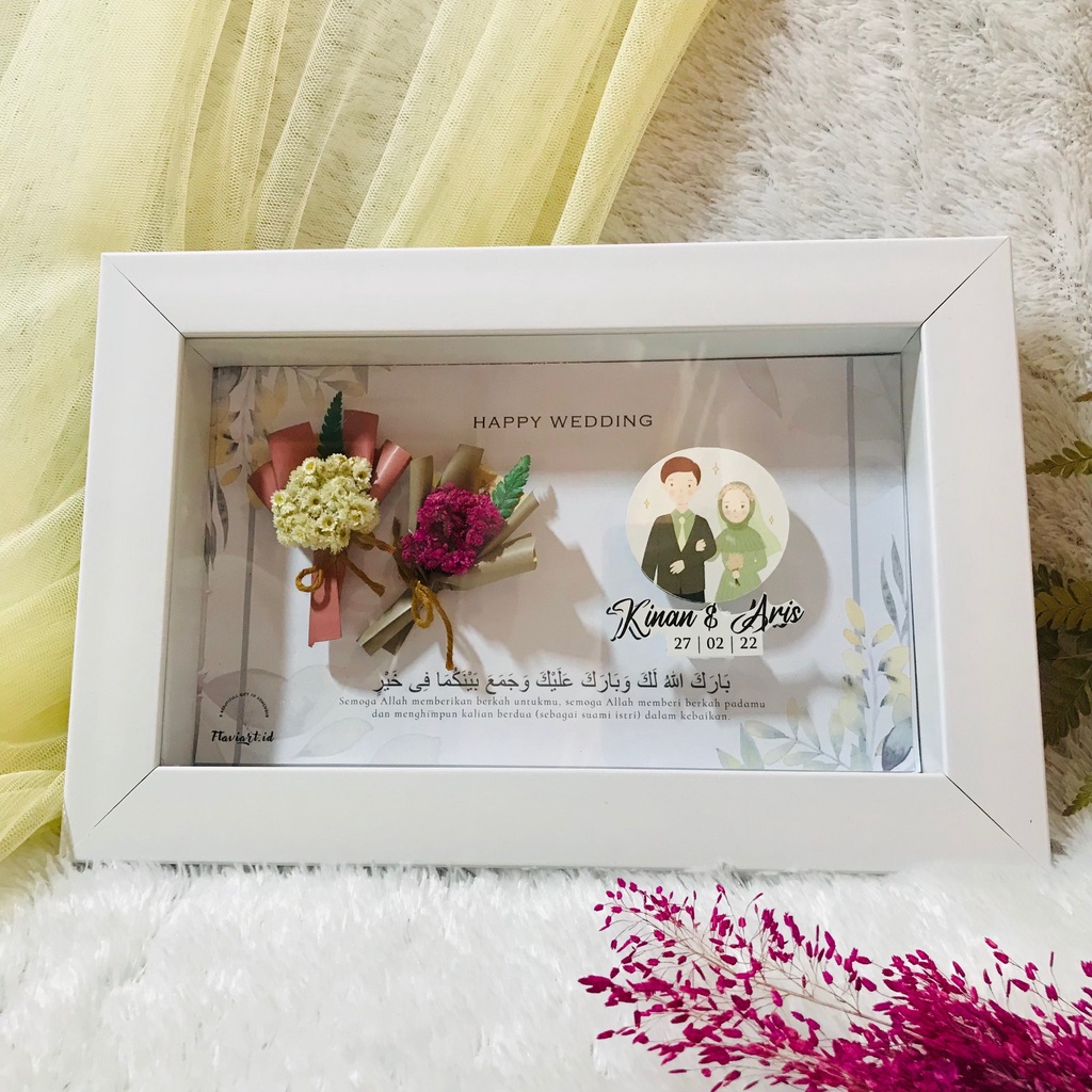 Jual 3D Gift | Mahar | Kado | Classic White - Ucapan Selamat/Wisuda/Ulang Tahun/Kelahiran ...