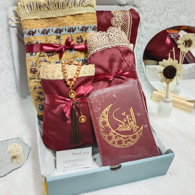Jual Seperangkat Alat Sholat Mahar Nikah / Prayer Set Seserahan / Set ...