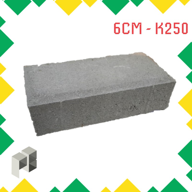 Jual Paving Block 6 CM - Bata - K250 (Harga Per m2) | Shopee Indonesia