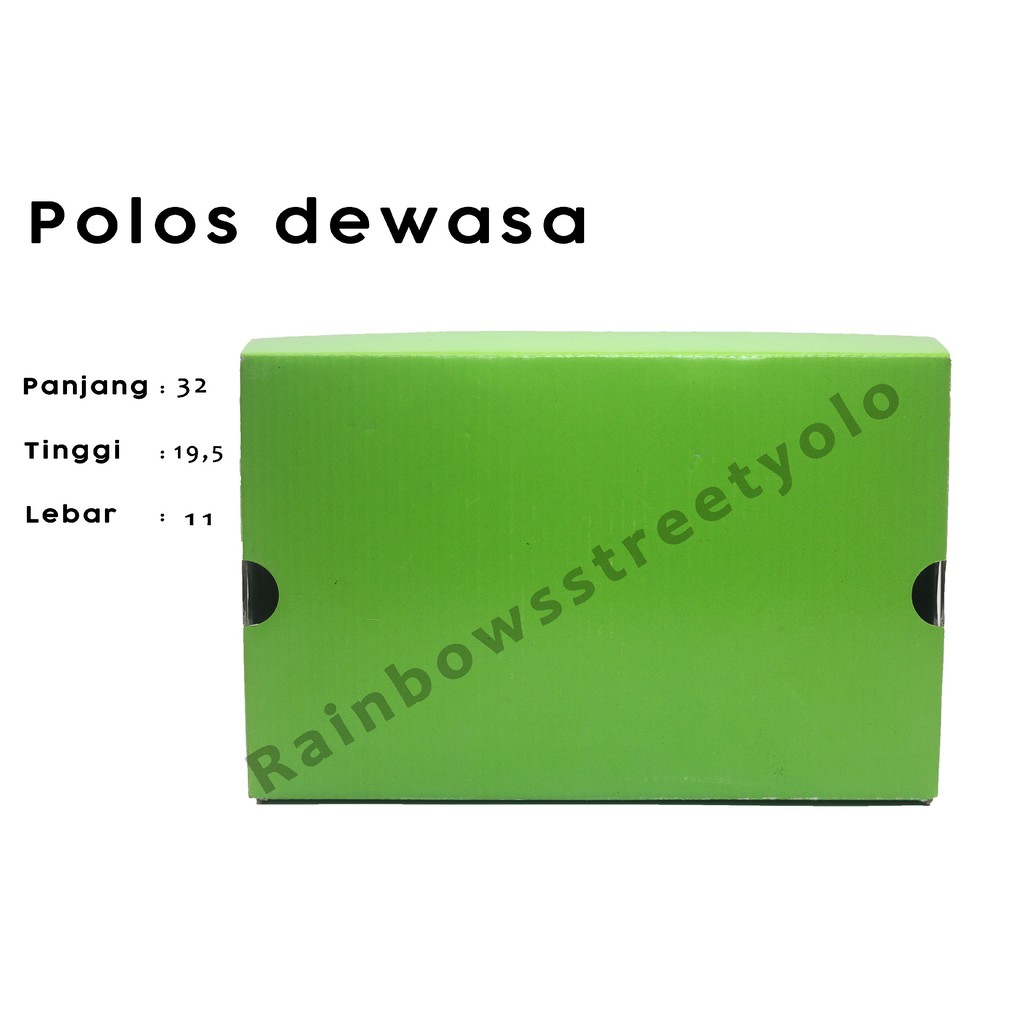 Jual inner box / dus polos dewasa warna hijau | Shopee Indonesia