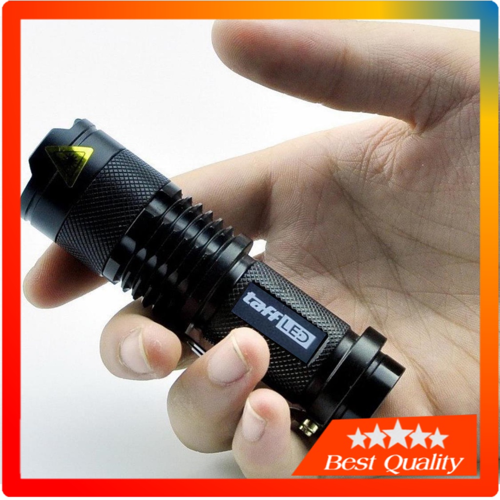 Jual Lampu Senter LED Super Terang 2000 Lumens Waterproof Pocketman P1 Camping Gunung Fashlight ...