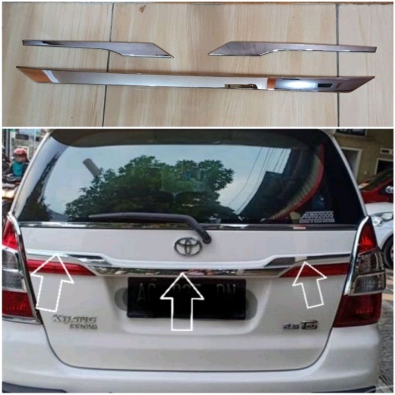 Jual List Garnish Trunklid Bagasi Toyota Grand Innova 2013-2015 ...
