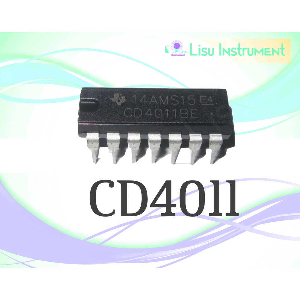 Jual CD4011BE CD4011 4011 CMOS Nand Gates DIP-14 | Shopee Indonesia