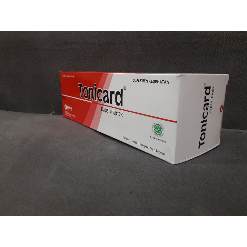 Jual TONICARD (STRIP 10 KAPSUL) SUPLEMENT KESEHATAN JANTUNG PEMBULUH ...