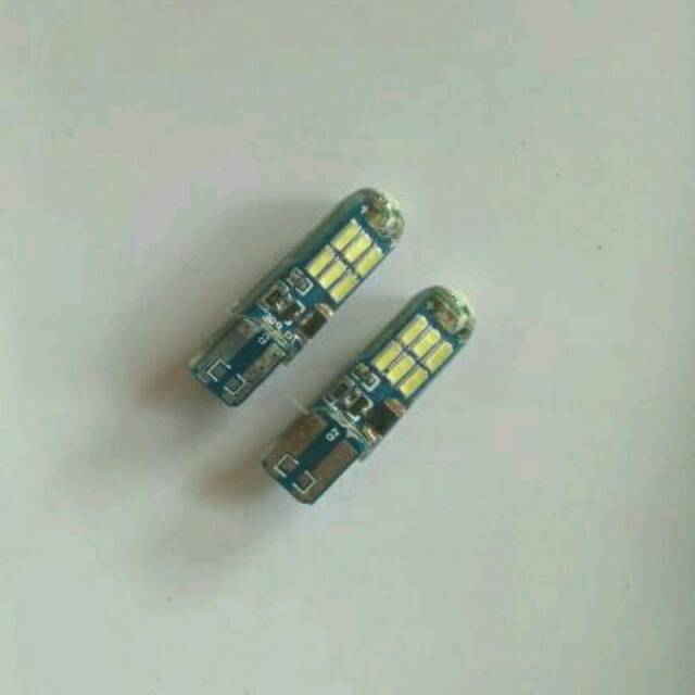 Jual Lampu Senja LED T10 ( Silicon ) 15 Titik Putih | Shopee Indonesia