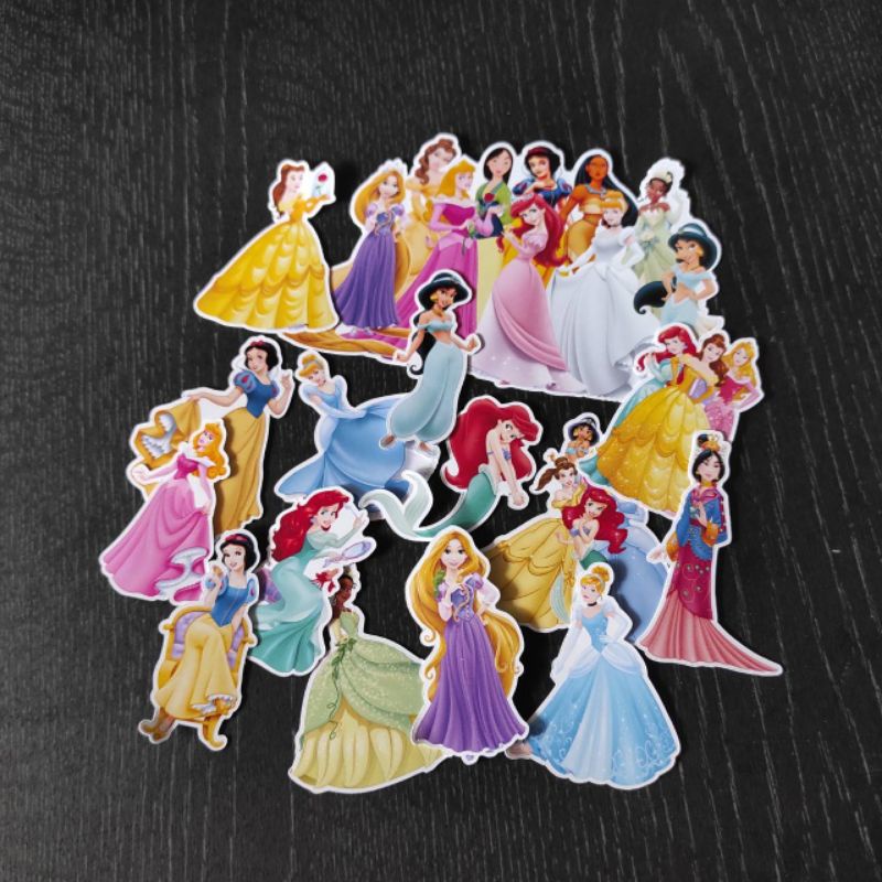 Jual stiker kertas karakter Putri disney 15pcs stiker aksesoris ...