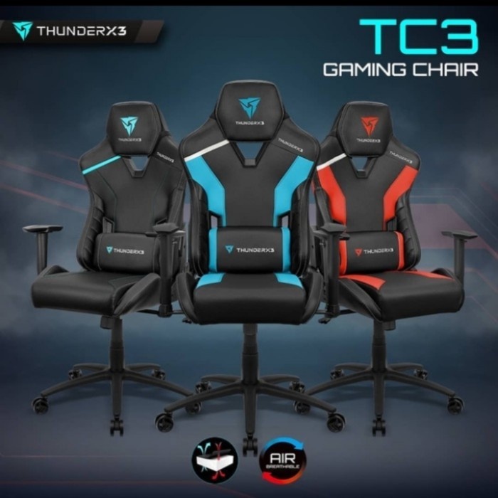 Jual ThunderX3 TC3 Gaming Chair Thunder / Gaming chair / Kursi gaming ...