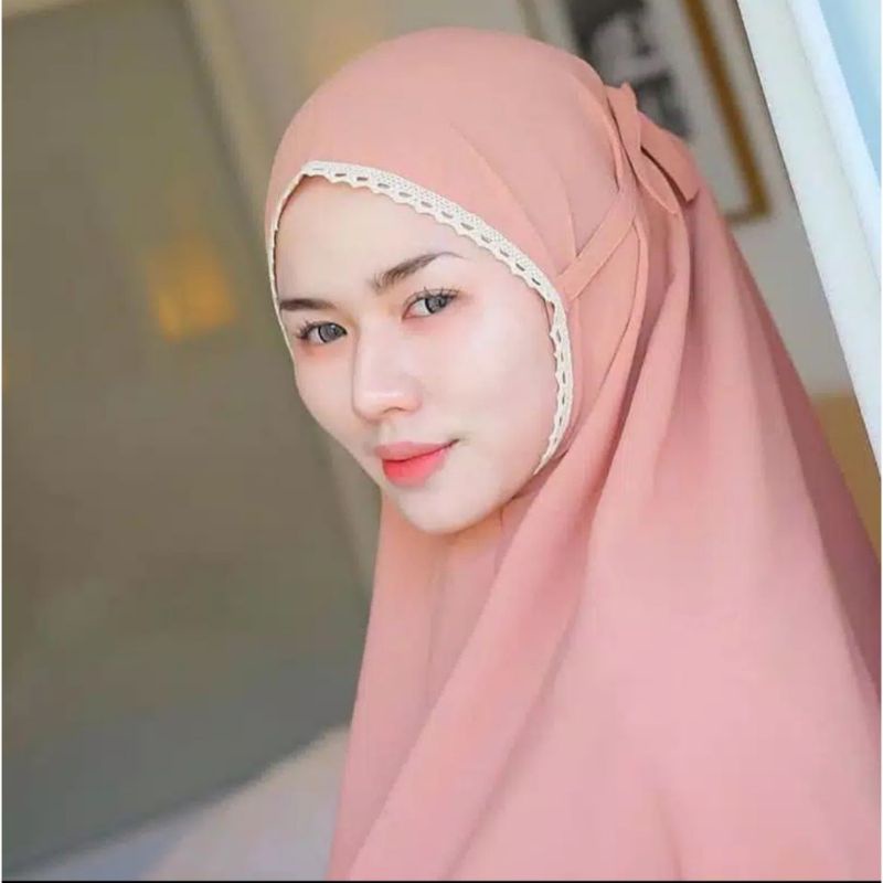Jual Hijab Instan Harian / Jilbab Harian / Jilbab Renda Maryam / Hijab Instan / Jilbab Dewasa ...