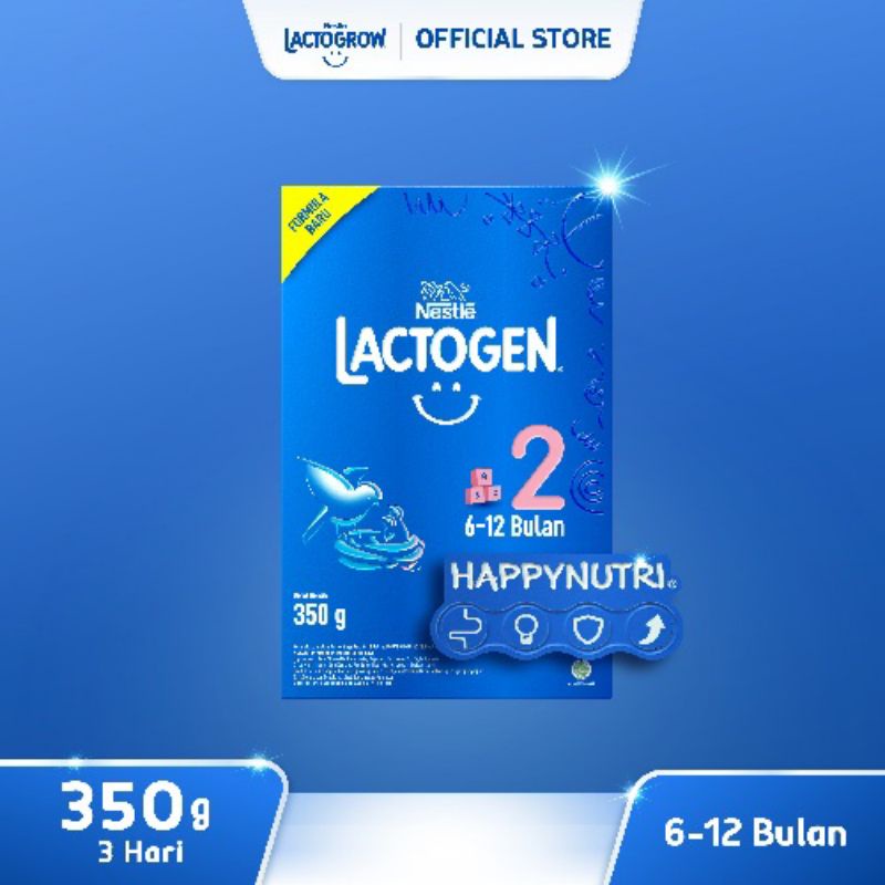 Jual Nestle Lactogen 2 Susu Formula 6-12 Bulan Box 350 g | Shopee Indonesia