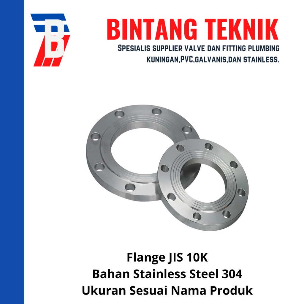 Jual Flange 3" inch Stainless 304 JIS 10K | Shopee Indonesia