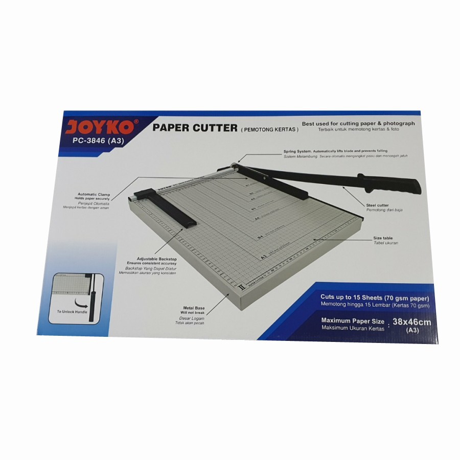 Jual Joyko Paper Cutter / Pemotong Kertas PC-3846 A3 | Shopee Indonesia