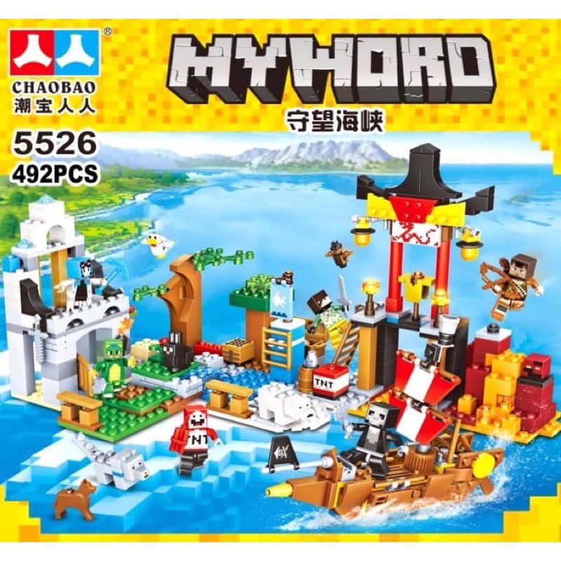Jual MAINAN EDUKASI ANAK BRICKS MY WORLD MINICRAFT PIRATES - BAJAK LAUT ...