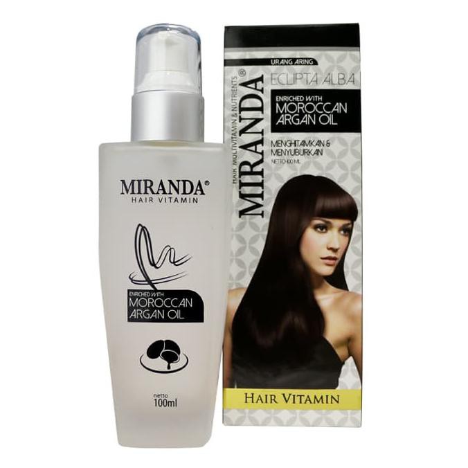 Jual MIRANDA HAIR VITAMIN BOTTLE ECLIPTA ALBA - 100ML | Shopee Indonesia
