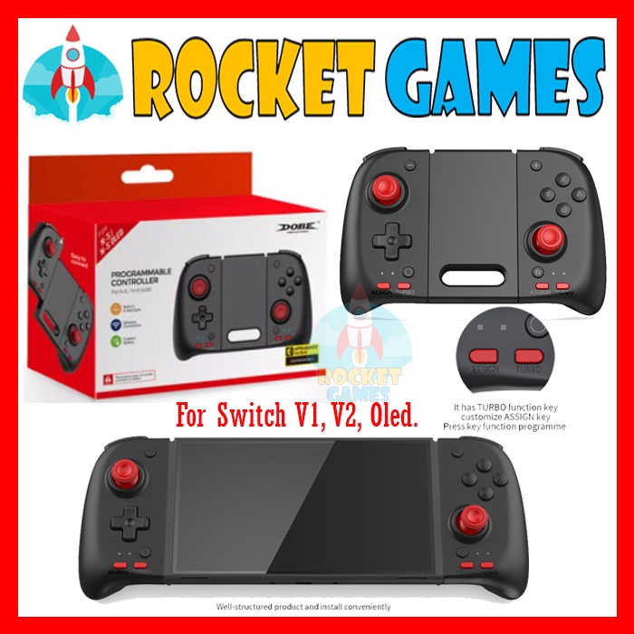 Jual Split GamePad DOBE Programmable Controller For Switch / OLED TNS ...