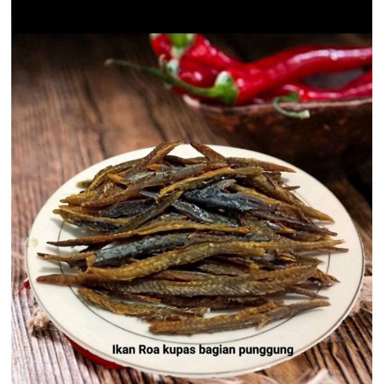 Jual Ikan Roa asap Kupas daging punggung berat 500 gram tanpa tulang ...