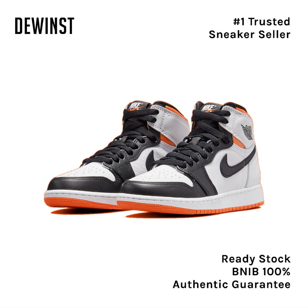 Jual Air Jordan 1 High OG Electro Orange GS BNIB RESMI ORIGINAL ...