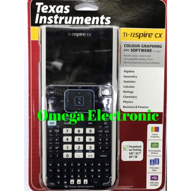 Jual Texas Instruments TI-Nspire CX Graphing Calculator NON CAS Kuliah ...