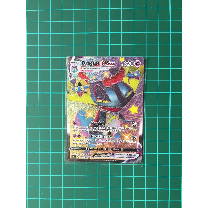 Jual Dragapult Vmax Shiny SSR Kartu Pokemon TCG Indonesia V Max | Shopee Indonesia