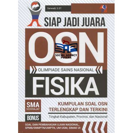Jual BUKU SIAP JADI JUARA OSN (OLIMPIADE SAINS NASIONAL) FISIKA SMA,tl | Shopee Indonesia