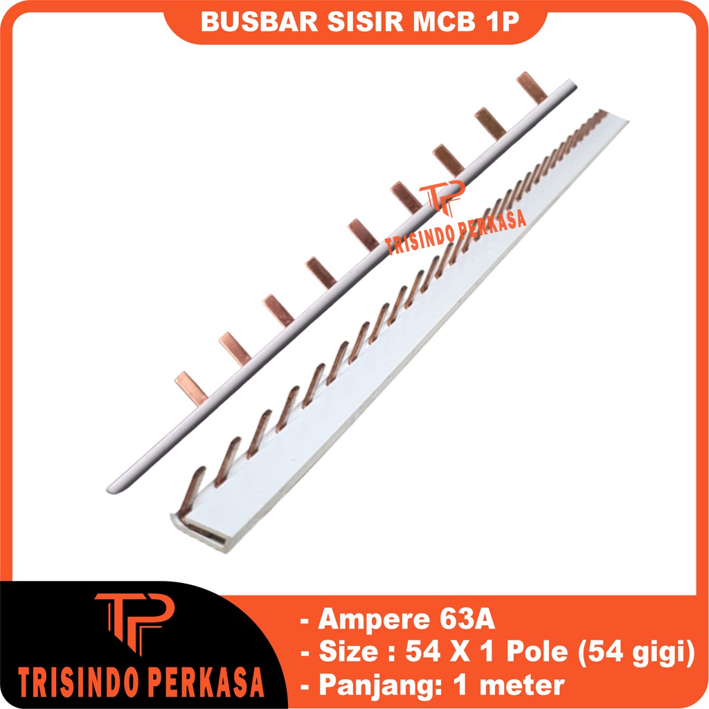 Jual BUSBAR 1P 63A busbar sisir 1p mcb 1 phase 1 meter rel sisir Jumper ...