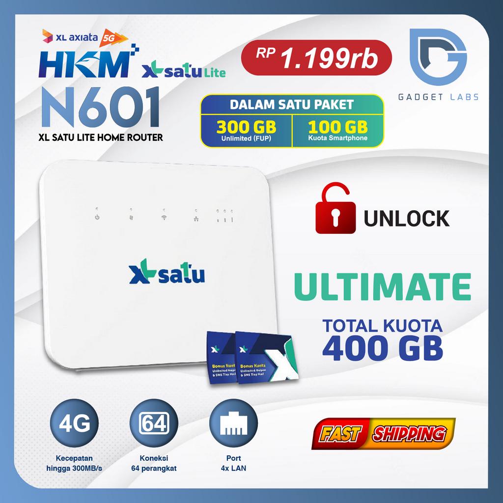 Jual Router HKM N601 Modem Wifi XL Satu Lite 4G LTE Unlock All Operator ...