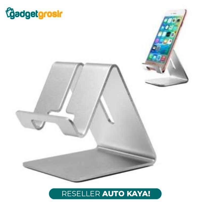 Jual Stand Tablet HP Aluminium PC S2 Desk holder Smartphone iphone ...