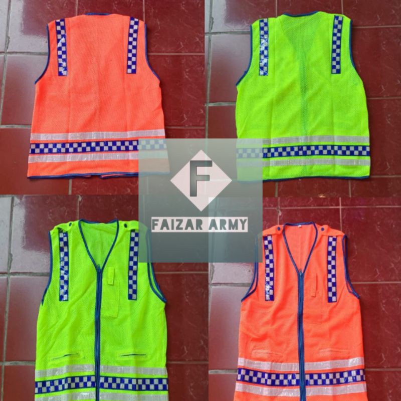 Jual Rompi bahan jaring polos/rompi parkir/rompi proyek | Shopee Indonesia