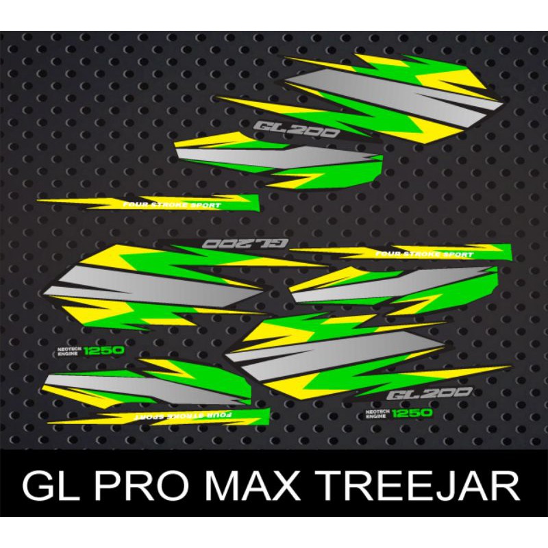 Jual STIKER STRIPING DECAL VARIASI DAN LAMINASI HONDA GL PRO | Shopee ...