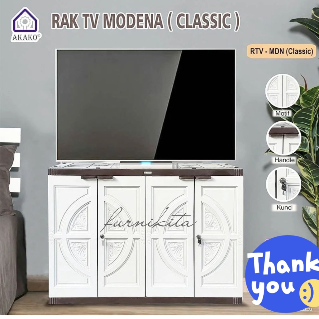 Jual RAK TV AKAKO PLASTIK MODENA MEJA TV PLASTIK MEJA TV MINIMALIS ...