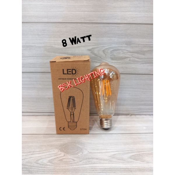 Jual Lampu edison 8w/Bohlam Lampu led st 64/Lampu Bohlam Led/Bohlam ...