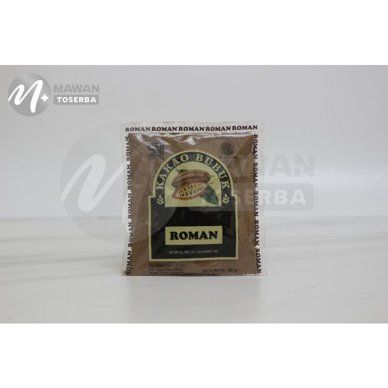 Jual Cocoa powder coklat bubuk roman sachet 35gram / Kakao bubuk Roman ...