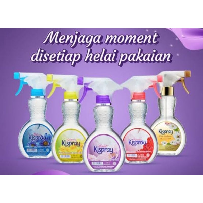 Jual kispray botol spray pewangi dan pelembut pakaian | Shopee Indonesia